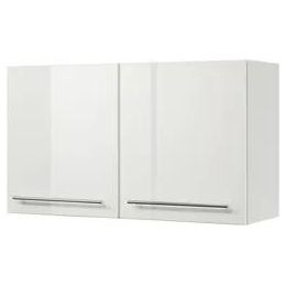 H&auml;ngeschrank KOCHSTATION "KS-Wien", wei&szlig; (wei&szlig; hochglanz), B:100cm H:57cm T:34cm, Holzwerkstoff, MDF, Schr&auml;nke, H&auml;ngeschrank