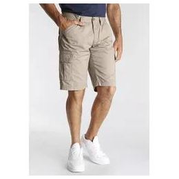 MAN'S WORLD Cargobermudas MAN'S WORLD, Herren, Gr. 56, N-Gr, beige, Obermaterial: 100% Baumwolle, unifarben, normal kniebedeckend, Hosen, auch in Gro&szlig;en Gr&ouml;&szlig;en