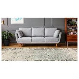 Teppich Calo-deluxe "Shailene 1006" Gr. 3, gr&uuml;n (mint), B:120cm H:12mm L:180cm, Kunstfaser, Viskose, Wolle, Teppiche, Teppich, Kurzflor, Wohnzimmer