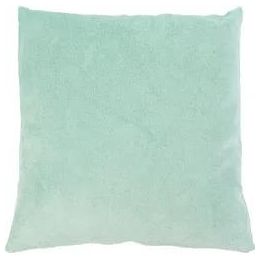 G&ouml;zze Dekokissen G&Ouml;ZZE "Muri", gr&uuml;n (mint, unifarben), B:50cm L:50cm, Obermaterial: 100% Polyester, Dekokissen_Sitzkissen_Kissenh&uuml;llen, in vielen Unifarben