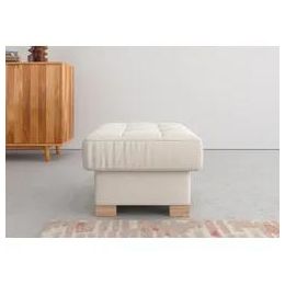 Sit & More Hocker SIT & MORE "Quincy", beige (creme), B:60cm H:41cm T:60cm, Hocker, Sitzhocker