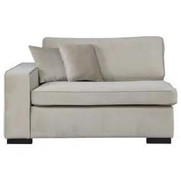 Sofaelement Home Affaire "Skara XXL", beige (dunkelbeige), B:140cm H:86cm T:130cm, 100% Polyester, Polsterelemente, Modul XXL - zum eigenen Zusammenstellen, Armlehne links/rechts w&auml;hlbar