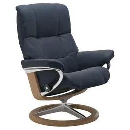 Relaxsessel stressless "Mayfair", blau (oxford blau paloma), B:92cm H:103cm T:79cm, Leder BATICK: BATICK ist ein leicht korrigiertes, durchgef&auml;rbtes und genarbtes M&ouml;belleder, bei dem die meisten Unebenheiten und Spuren in der Regel entfernt wurden.;Leder PALOMA: PALOMA ist ein durchgef&auml;rbtes Semianilin-M&ouml;belleder mit nat&uuml;rlicher Narbung.;ROHLEDER Stoff Q2 FARON: Ein fester zuverl&auml;ssiger Boucl&eacute; mit