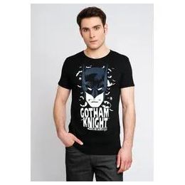 T-Shirt logoshirt "DC - Batman - Gotham Knight", Herren, Gr. M, schwarz, 100% Baumwolle, bedruckt, normal, Rundhals, Shirts T-Shirt, mit coolem Batman-Frontprint