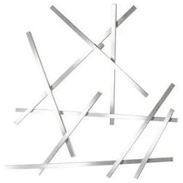 Garderobenhalter SPINDER DESIGN "MATCHES", silber, B:79cm H:79cm T:10cm, Metall, Garderobenhalter, Metall, Breite 79 cm, H&ouml;he 79 cm