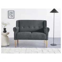 K&uuml;chensofa Home Affaire "Moro", blau (ocean), B:142cm H:99cm T:73cm, Microfaser in Antiklederoptik (100% Polyester), Sofas, in verschiedenen Stoffen und Farben