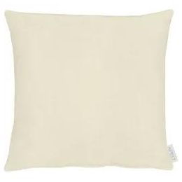 Dekokissen Apelt "Apart" Gr. 2, beige (natur, unifarben), B:48cm H:5cm L:48cm, Polyester, Dekokissen_Sitzkissen_Kissenh&uuml;llen, Kissenh&uuml;lle mit F&uuml;llung, 1 St&uuml;ck
