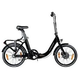 Z&uuml;ndapp E-Bike Z&Uuml;NDAPP "ZXT20" Gr. 38, schwarz (schwarz, schwarz), Elektrofahrr&auml;der, 38cm, 20 Zoll (50,80cm), Pedelec, Elektrofahrrad f&uuml;r Damen u. Herren