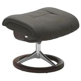 Fu&szlig;hocker stressless "Mayfair", grau (metal grau paloma), B:55cm H:41cm T:39cm, Leder BATICK: BATICK ist ein leicht korrigiertes, durchgef&auml;rbtes und genarbtes M&ouml;belleder, bei dem die meisten Unebenheiten und Spuren in der Regel entfernt wurden.;Leder PALOMA: PALOMA ist ein durchgef&auml;rbtes Semianilin-M&ouml;belleder mit nat&uuml;rlicher Narbung.;ROHLEDER Stoff Q2 FARON: Ein fester zuverl&auml;ssiger Boucl&eacute; mit ein