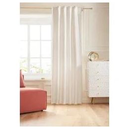 Guido Maria Kretschmer Home & Living Vorhang "Manon" Gr. 4, beige (natur), B:132cm H:245cm, Jacquard, Polyester, GUIDO MARIA KRETSCHMER HOME & LIVING, Gardinen, blickdicht, monochrom, strukturierte Oberfl&auml;che
