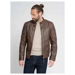 Lederjacke Maze "71Jack", Herren, Gr. L, braun, Obermaterial: 100% Lammleder. Futter: 100% Baumwolle. &Auml;rmelfutter: 100% Polyester, ohne B&uuml;ndchen, Jacken
