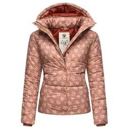 Steppjacke Ragwear "Relive Remake", Damen, Gr. L (40), rosa (altrosa), Obermaterial: 100% Polyester. Innenfutter: 100% Polyester. Wattierung: 100% Polyester, figurbetont h&uuml;ftbedeckend, &Auml;rmel ohne &Auml;rmelschlitz normaler Saum, Jacken Steppjacke, Modische cropped Winter Kurzjacke