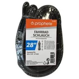 Fahrradschlauch Prophete "Fahrradschlauch", schwarz, Fahrradschl&auml;uche, 48mm, Dunlopventil (DV), 28 Zoll (71,12cm)
