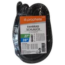 Fahrradschlauch Prophete "Fahrradschlauch", schwarz, Fahrradschl&auml;uche, 48mm, Dunlopventil (DV), 28 Zoll (71,12cm)