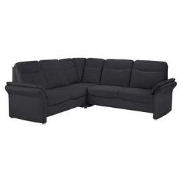 Ecksofa Home Affaire "Tahoma L-Form", schwarz, B:251cm H:103cm T:231cm, Sofas, Ecksofa, mit Armlehnfunktion, wahlweise Bettfunktion, Schublade, Relaxfunktion
