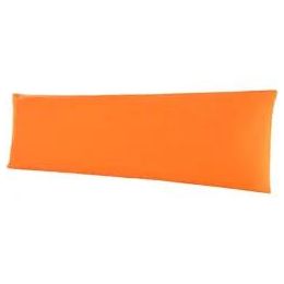 Kissenbezug bellana "Mako-Jersey", orange (papaya), B:40cm L:140cm, Jersey, Obermaterial: 100% Baumwolle, Kissenbez&uuml;ge, Kissenbezug, f&uuml;r Seitenschl&auml;ferkissen