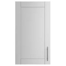 H&auml;ngeschrank KOCHSTATION "KS-Ahus", grau (hellgrau matt, wildeiche nachbildung), B:50cm H:89,6cm T:34,9cm, Schr&auml;nke, H&auml;ngeschrank, Breite 50 cm