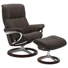 Relaxsessel stressless "Mayfair", braun (braun batick), B:83cm H:102cm T:73cm, Leder BATICK: BATICK ist ein leicht korrigiertes, durchgef&auml;rbtes und genarbtes M&ouml;belleder, bei dem die meisten Unebenheiten und Spuren in der Regel entfernt wurden.;Leder PALOMA: PALOMA ist ein durchgef&auml;rbtes Semianilin-M&ouml;belleder mit nat&uuml;rlicher Narbung.;ROHLEDER Stoff Q2 FARON: Ein fester zuverl&auml;ssiger Boucl&eacute; mit eine
