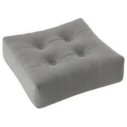Pouf KARUP DESIGN "More Pouf", grau, B:70cm H:22cm T:70cm, Stoff, Poufs, Pouf