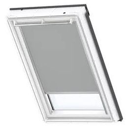 Verdunklungsrollo Velux "DKL SK08 0705S", grau, SK08, Aluminium, Polyester, Rollos, Verdunklungsrollo, alufarbene F&uuml;hrungsschienen & Griffleiste