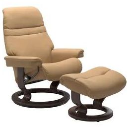 Relaxsessel stressless "Sunrise", beige (sand paloma), B:79cm H:103cm T:73cm, Leder BATICK: BATICK ist ein leicht korrigiertes, durchgef&auml;rbtes und genarbtes M&ouml;belleder, bei dem die meisten Unebenheiten und Spuren in der Regel entfernt wurden.;Leder PALOMA: PALOMA ist ein durchgef&auml;rbtes Semianilin-M&ouml;belleder mit nat&uuml;rlicher Narbung.;ROHLEDER Stoff Q2 FARON: Ein fester zuverl&auml;ssiger Boucl&eacute; mit einem