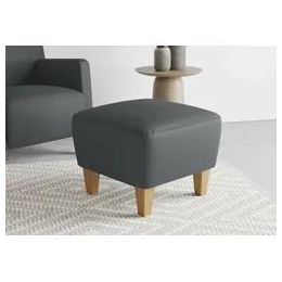 Sit & More Polsterhocker SIT & MORE "Bosse", grau, B:56cm H:46cm, Hocker, Polsterhocker