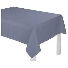 Tischdecke WIRTH "NEWBURY" Gr. 7, blau (mittelblau), B:150cm L:300cm, Baumwolle, Polyester, Tischdecken, Tischdecke