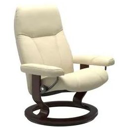 Relaxsessel stressless "Consul", beige (vanilla paloma), B:85cm H:100cm T:77cm, Leder BATICK: BATICK ist ein leicht korrigiertes, durchgef&auml;rbtes und genarbtes M&ouml;belleder, bei dem die meisten Unebenheiten und Spuren in der Regel entfernt wurden.;Leder PALOMA: PALOMA ist ein durchgef&auml;rbtes Semianilin-M&ouml;belleder mit nat&uuml;rlicher Narbung.;ROHLEDER Stoff Q2 FARON: Ein fester zuverl&auml;ssiger Boucl&eacute; mit ein