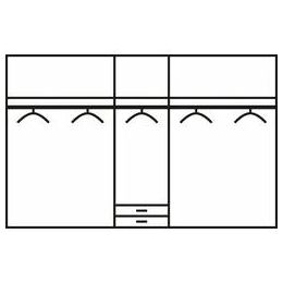 Kleiderschrank Rauch "Schrank Dreht&uuml;renschrank Garderobe Ankleide Schlafzimmer ESSENSA", wei&szlig;, B:226cm H:210cm T:54cm, Holzwerkstoff, Schr&auml;nke, Kleiderschrank, voll aufgelegte Spiegelt&uuml;ren, 2 gro&szlig;e Schubladen MADE IN GERMANY