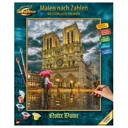 Malen nach Zahlen Schipper "Meisterklasse Premium - Notre Dame", bunt, Malvorlagen, KinderB:40cm H:50cm, Made in Germany, B:40cm H:50cm