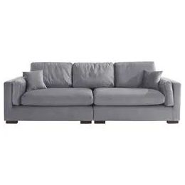 Big-Sofa Home Affaire "Fresh Pond", grau, B:290cm H:95cm T:96cm, 100% Polyester, Sofas, Big-Sofa, in vielen Bezugsqualit&auml;ten und Farben, B/T/H: 290/96/95 cm