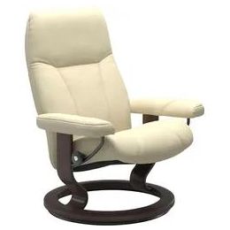 Relaxsessel stressless "Consul", beige (vanilla paloma), B:72cm H:94cm T:70cm, Leder BATICK: BATICK ist ein leicht korrigiertes, durchgef&auml;rbtes und genarbtes M&ouml;belleder, bei dem die meisten Unebenheiten und Spuren in der Regel entfernt wurden.;Leder PALOMA: PALOMA ist ein durchgef&auml;rbtes Semianilin-M&ouml;belleder mit nat&uuml;rlicher Narbung.;ROHLEDER Stoff Q2 FARON: Ein fester zuverl&auml;ssiger Boucl&eacute; mit eine