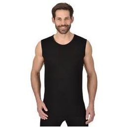 Unterhemd TRIGEMA "TRIGEMA Tr&auml;gershirt aus Merinowolle", Herren, Gr. M, 1 Stk., US-Gr&ouml;&szlig;en, schwarz, 80% Wolle (Merinowolle), 20% Polyamid, Unterhemden Unterhemd