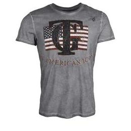 T-Shirt Top Gun "TG20201113", Damen, Gr. 48S, braun (mud), Obermaterial: 100% Baumwolle, Shirts T-Shirt