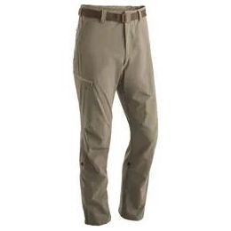 Funktionshose Maier Sports "Nil", Herren, Gr. 50, Normalgr&ouml;&szlig;en, beige (dunkelbeige), 90% Polyamid, 10% Elasthan, Hosen Funktionshose, Herren Wanderhose, atmungsaktive Outdoor-Hose mit Roll up Funktion