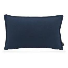 HOCK Dekokissen H.O.C.K. "Mali", blau (navy, unifarben), B:30cm H:10cm L:50cm, Polyester, Dekokissen_Sitzkissen_Kissenh&uuml;llen, einfarbig, Kissenh&uuml;lle mit F&uuml;llung, 1 St&uuml;ck