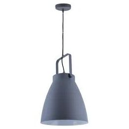 Paco Home Pendelleuchte "BOONE PD", grau, 1, &Oslash; 39cm H: 58cm, Leuchten, Stehleuchte Modern Wohnzimmer Industrial Scheinwerfer Design E27, Pendelleuchte