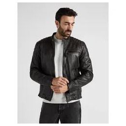 Bikerjacke JCC "3102127", Herren, Gr. 50, braun, Obermaterial: 100% Lammleder; Futter: 100% Baumwolle; &Auml;rmelfutter: 100% Polyester, Jacken