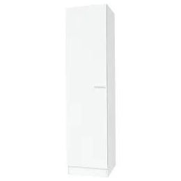 Seitenschrank KOCHSTATION "KS-Elster", wei&szlig;, B:50cm H:200cm T:50cm, Holzwerkstoff, Schr&auml;nke, Seitenschrank, Breite 50 cm