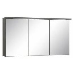 Spiegelschrank Welltime "Ravenna", grau (graphit), B:120cm H:66cm T:20cm, Holzwerkstoff, Schr&auml;nke, Spiegelschrank, Breite 120 cm, mit LED Beleuchtung