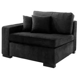 Sofaelement Home Affaire "Skara", grau (anthrazit), B:110cm H:86cm T:100cm, Polsterelemente, Modul zum eigenen Zusammenstellen, in vielen Bezugsqualit&auml;ten