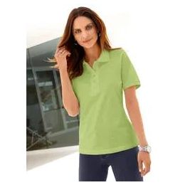 Poloshirt Casual Looks "Poloshirt", Damen, Gr. 40, gr&uuml;n (pistazie), 100% Baumwolle, unifarben, ohne Ausschnitt, Shirts, Topseller