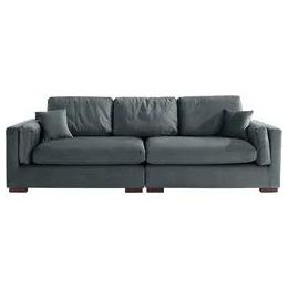 Big-Sofa Home Affaire "Fresh Pond", blau (pacific), B:290cm H:95cm T:96cm, 100% Polyester, Sofas, Big-Sofa, in vielen Bezugsqualit&auml;ten und Farben, B/T/H: 290/96/95 cm