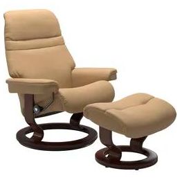 Relaxsessel stressless "Sunrise", beige (sand paloma), B:79cm H:103cm T:73cm, Leder BATICK: BATICK ist ein leicht korrigiertes, durchgef&auml;rbtes und genarbtes M&ouml;belleder, bei dem die meisten Unebenheiten und Spuren in der Regel entfernt wurden.;Leder PALOMA: PALOMA ist ein durchgef&auml;rbtes Semianilin-M&ouml;belleder mit nat&uuml;rlicher Narbung.;ROHLEDER Stoff Q2 FARON: Ein fester zuverl&auml;ssiger Boucl&eacute; mit einem