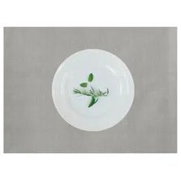 Platzset Apelt "Arizona, Uni-Basic", grau, B:32cm L:45cm, Obermaterial: 95% Polyester, 5% Leinen, Platzsets, Leinenoptik