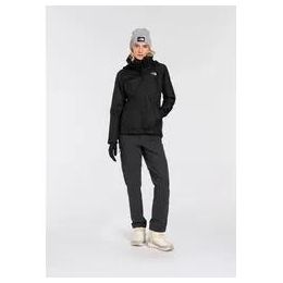 3-in-1-Funktionsjacke The North Face "EVOLVE II TRICLIMATE", Damen, Gr. XS (34), schwarz, Obermaterial: 100% Polyester. Futter: 100% Polyester. Innenjacke: 100% Polyester. Meshfutter: 100% Polyester, unifarben, h&uuml;ftbedeckend, mit Klettverschl&uuml;ssen, Jacken, herauszippbare Fleecejacke, wasser- und winddicht, atmungsaktiv