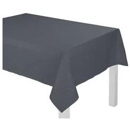 Tischdecke ADAM "Uni Collection Light" Gr. 9, blau (indigo), B:145cm L:250cm, Bio-Baumwolle, Tischdecken, Tischdecke, aus 100% Bio-Baumwolle