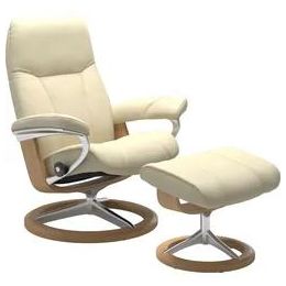 Relaxsessel stressless "Consul", beige (vanilla paloma), B:78cm H:97cm T:70cm, Leder BATICK: BATICK ist ein leicht korrigiertes, durchgef&auml;rbtes und genarbtes M&ouml;belleder, bei dem die meisten Unebenheiten und Spuren in der Regel entfernt wurden.;Leder PALOMA: PALOMA ist ein durchgef&auml;rbtes Semianilin-M&ouml;belleder mit nat&uuml;rlicher Narbung.;ROHLEDER Stoff Q2 FARON: Ein fester zuverl&auml;ssiger Boucl&eacute; mit eine