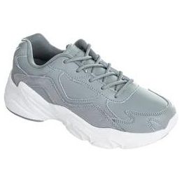 ENDURANCE ATHLECIA Sneaker ATHLECIA "CHUNKY Leather Trainers", Damen, Gr. 38, grau (grau, wei&szlig;), Leder, Schuhe Sneaker, im sportlichen Style
