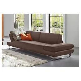 3-Sitzer W.Schillig "taboo Designsofa mit hohem Sitzkomfort", braun (chocolate s37), B:232cm H:76cm T:101cm, Flachgewebe S22 (100% Polyester);Stoff S37 (100% Polyester): Luxus-Microfaser in Lederoptik;Longlife Xtra-Leder Z59: Glattleder mit modischer Pr&auml;gung. Hautst&auml;rke 0, 9 - 1, 1 mm;Longlife Xtra-Leder Z69: Das feinnarbige, gedeckte Softleder Z69 besticht durch seine au&szlig;ergew&ouml;hnliche Weichheit i